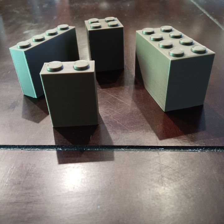 3D Printable Tim's knock off blocks - pack 2 - big blocks by tim