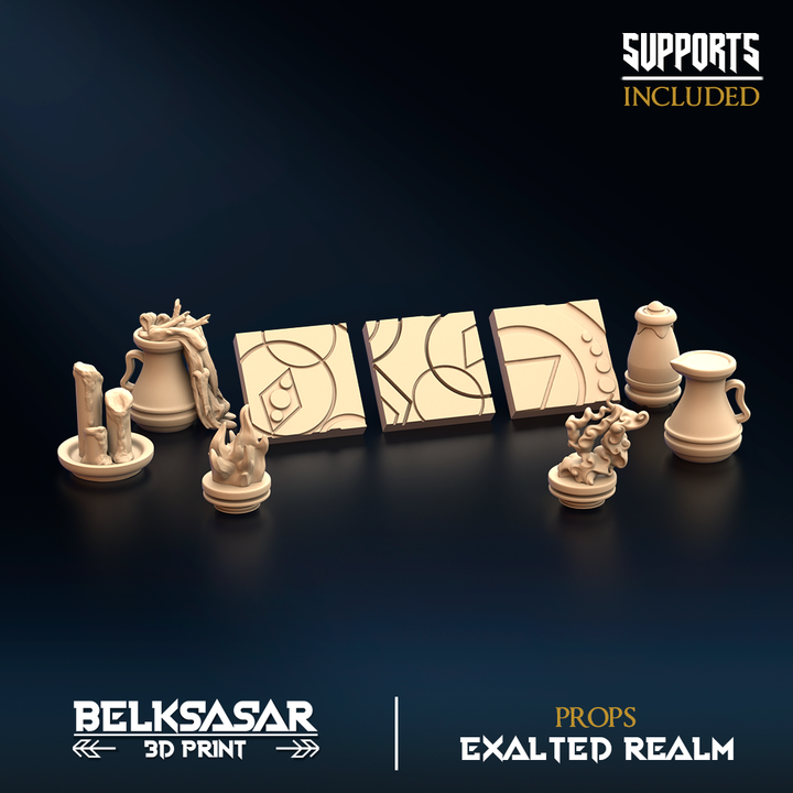 3D Printable Exalted Realm - Knight by Belksasar