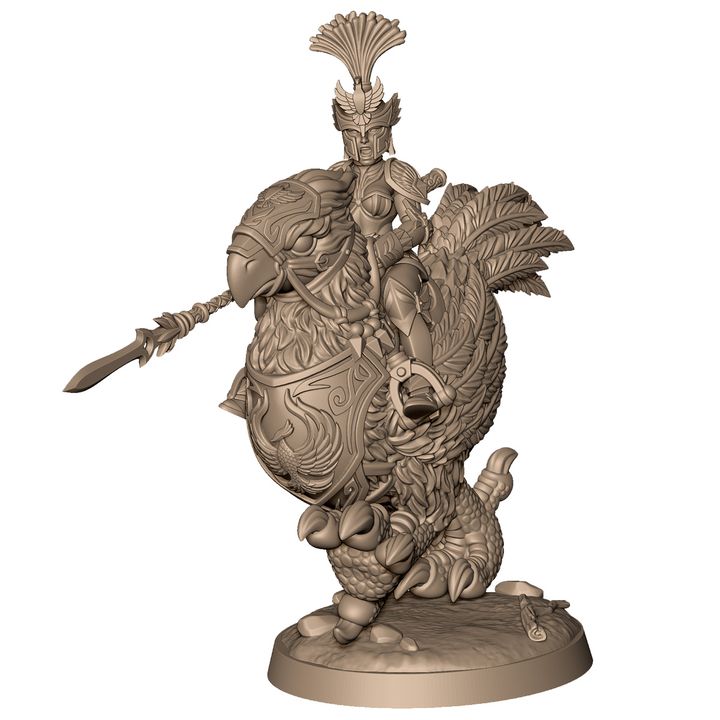 3D Printable Phoenix guard rider by Willy Kao