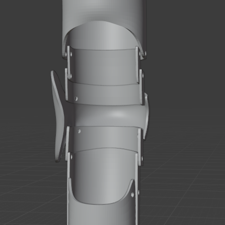 3D Printable Rerebrace (elbow,forearm,bicep) Armor/armour by Brian