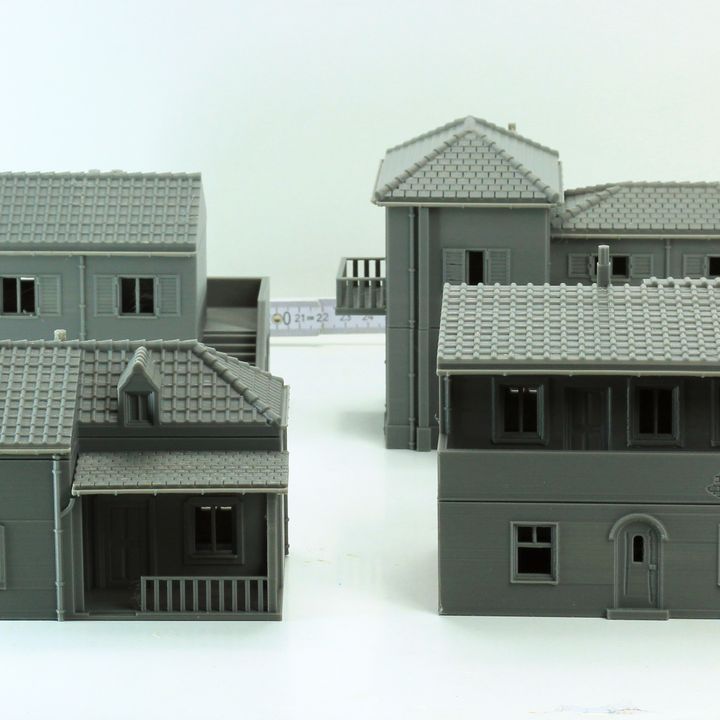 3D Printable Italian Village Set - WW2 Wargaming Terrain by Patrick ...