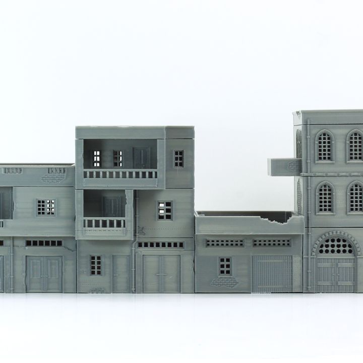 3D Printable Arab Urban Buildings Set Volume1 - WW2, Modern Warfare ...