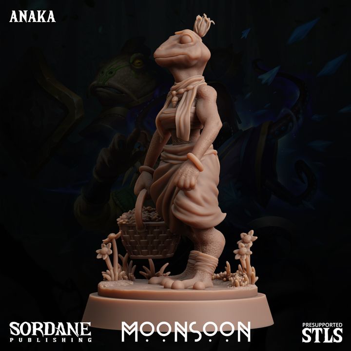 3D Printable Moonsoon - Anaka by Sordane Publishing