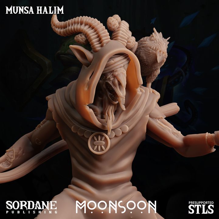 3D Printable Moonsoon - Munsa Halim by Sordane Publishing