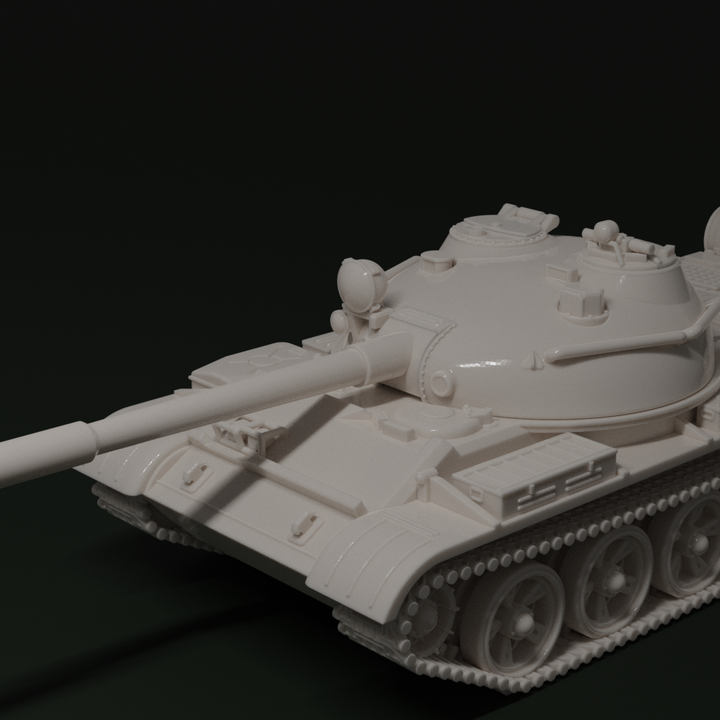 3D Printable T-62 Tank with improvised modular armor. by Modern ...