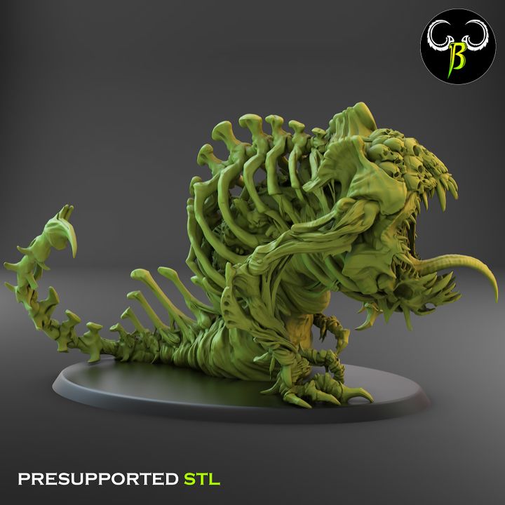 3D Printable Bone Crawler by ClayBeastCreation