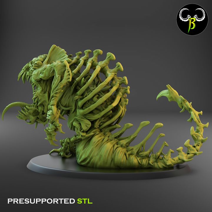 3D Printable Bone Crawler by ClayBeastCreation