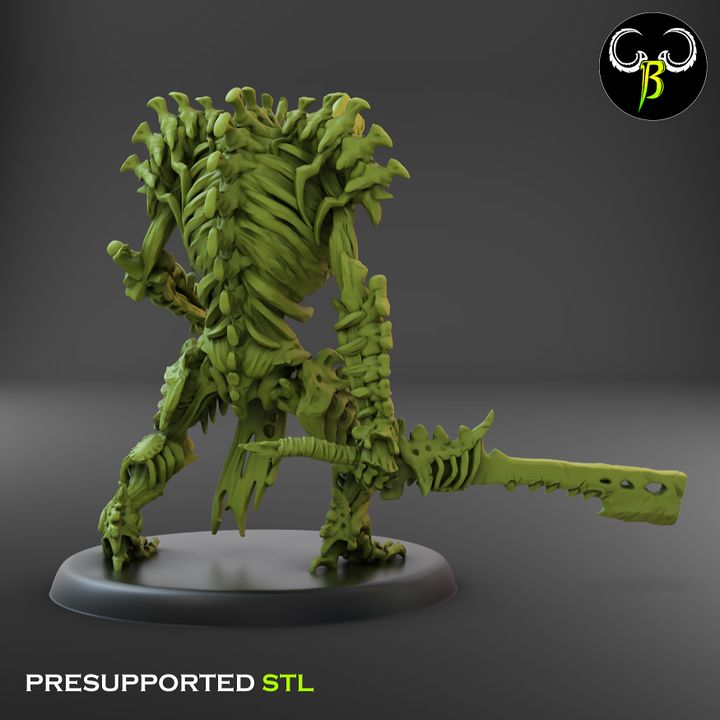 3D Printable Marrow Construct Sword Set A by ClayBeastCreation