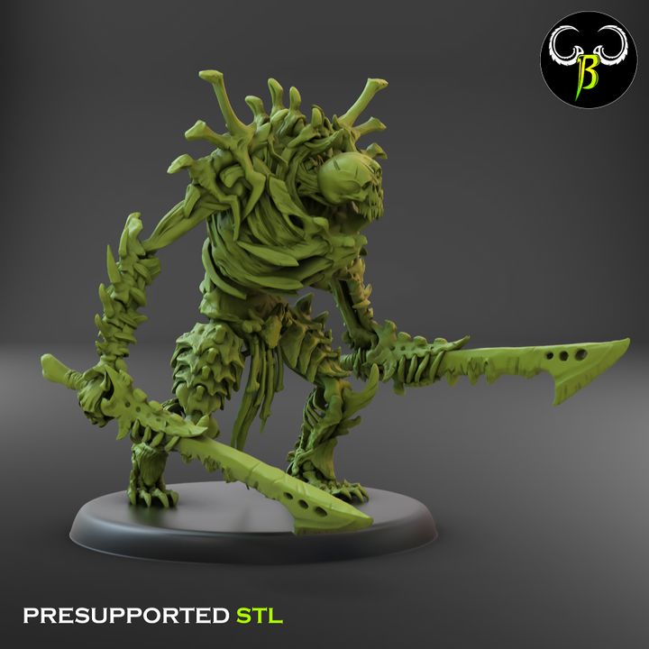 3D Printable Marrow Construct Sword Set A by ClayBeastCreation