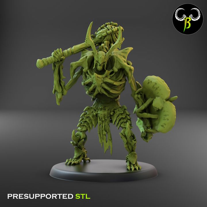 3D Printable Marrow Construct Shield Squad by ClayBeastCreation