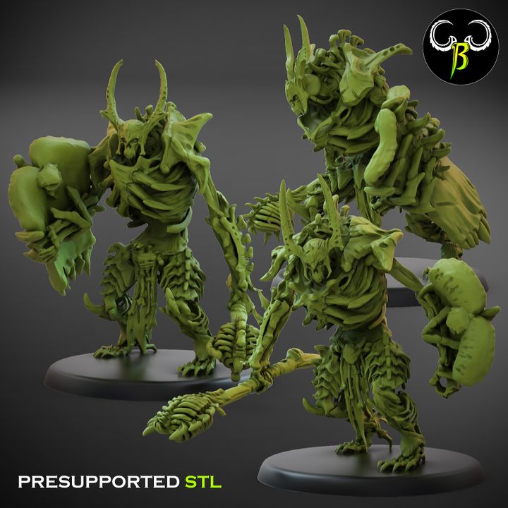 3D Printable Marrow Construct Shield Set A by ClayBeastCreation