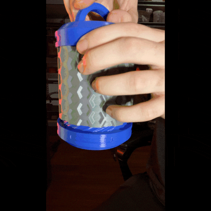 3D Printable Locking Twist Capsule by Thin Air 3D