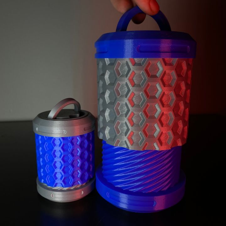 3D Printable Locking Twist Capsule by Thin Air 3D