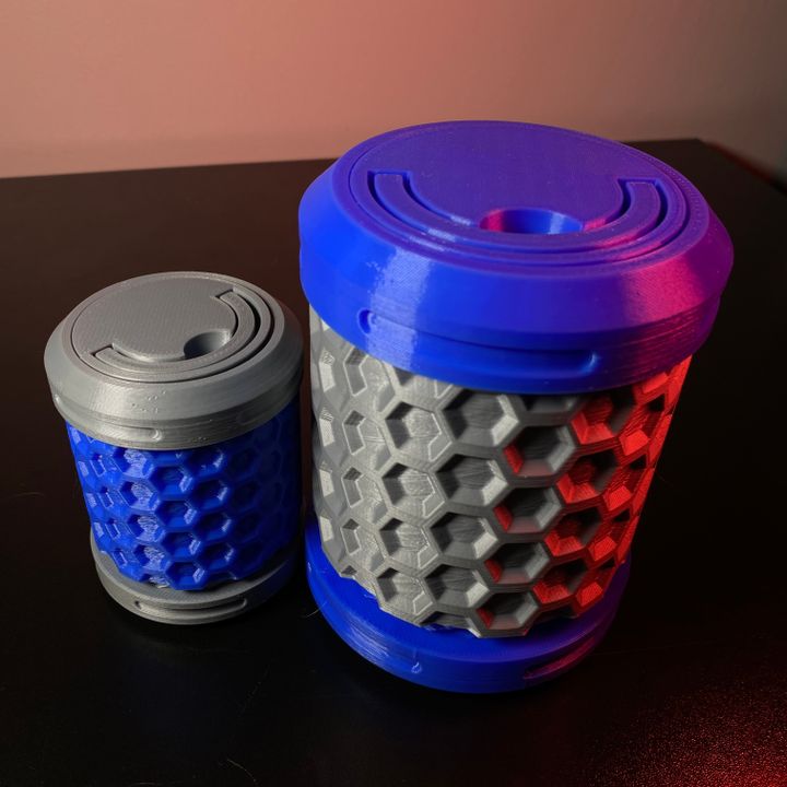 3D Printable Locking Twist Capsule by Thin Air 3D