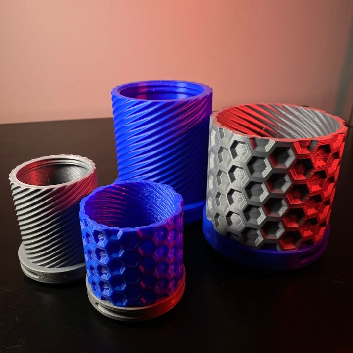 3D Printable Locking Twist Capsule by Thin Air 3D