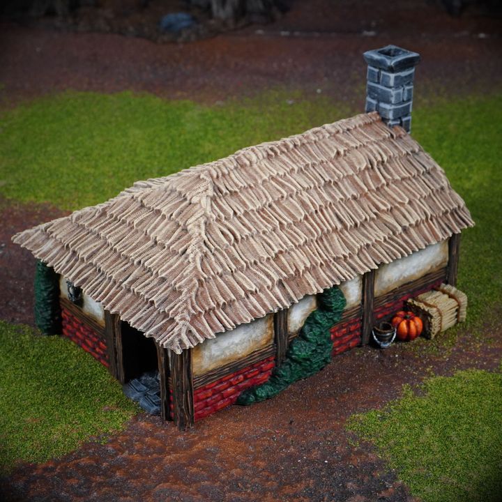 3D Printable Halfling Farmstead ~ STL set by Conquest Creations