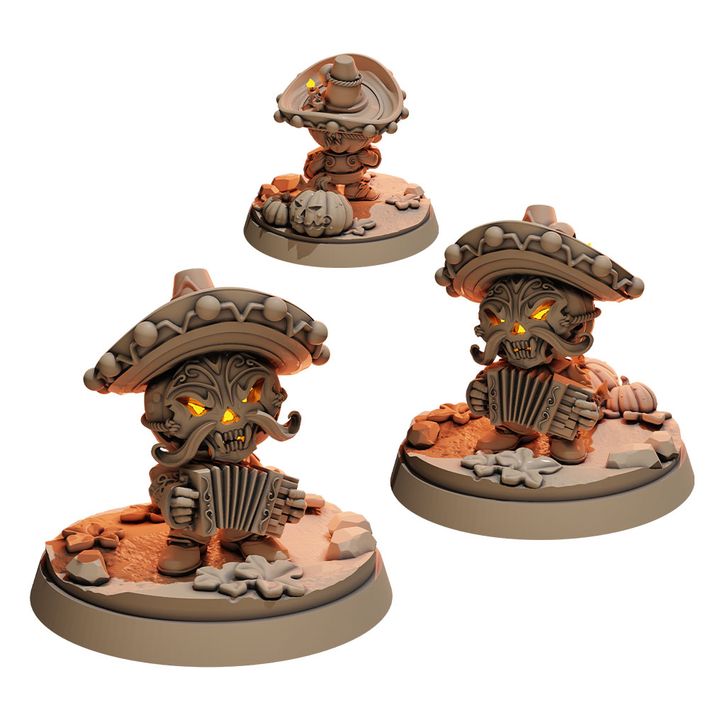 3D Printable Alfonso, Mariachi with Concertina by Signum Workshop