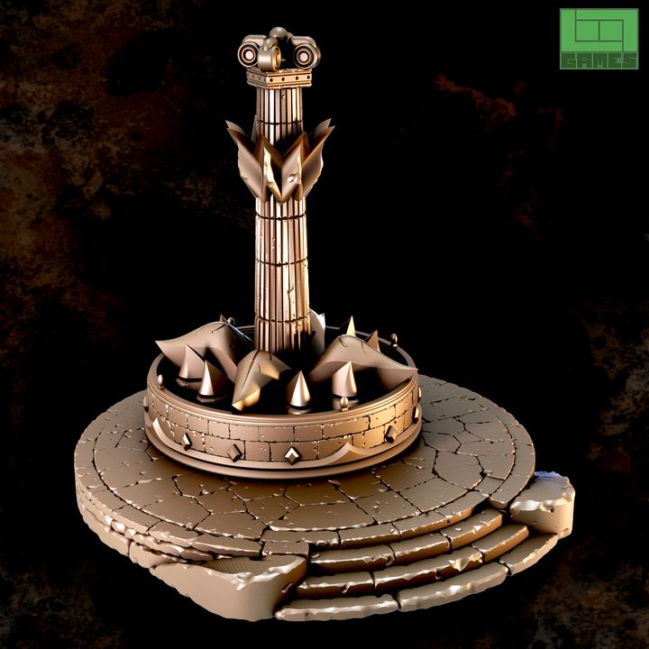 3D Printable Light Shrine Terrain by LOOTgames