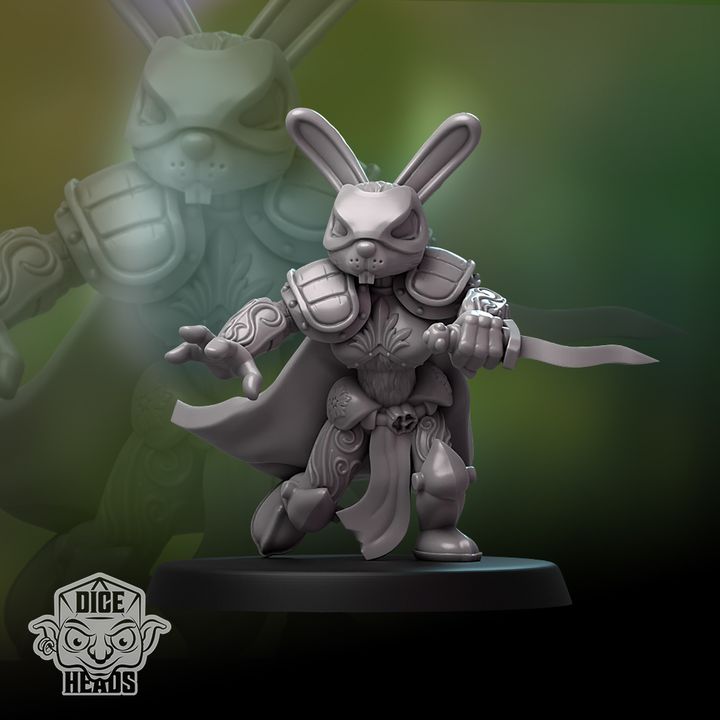 3D Printable Ragin' Rabbits – Fantasy Football Team 🐰 by Dice Heads