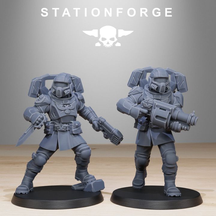 3D Printable Vaskar Jump Squad by Station Forge