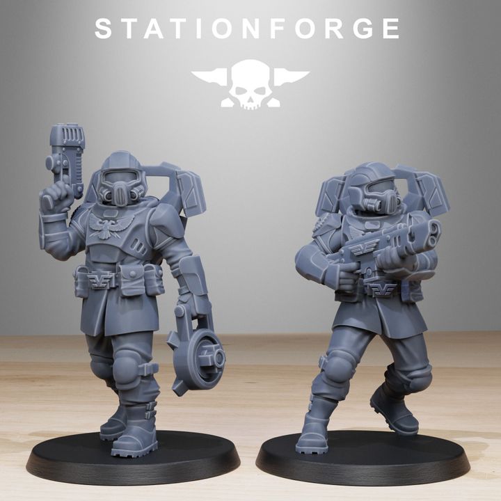 3D Printable Vaskar Jump Squad by Station Forge