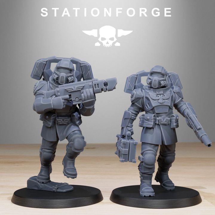 3D Printable Vaskar Jump Squad by Station Forge