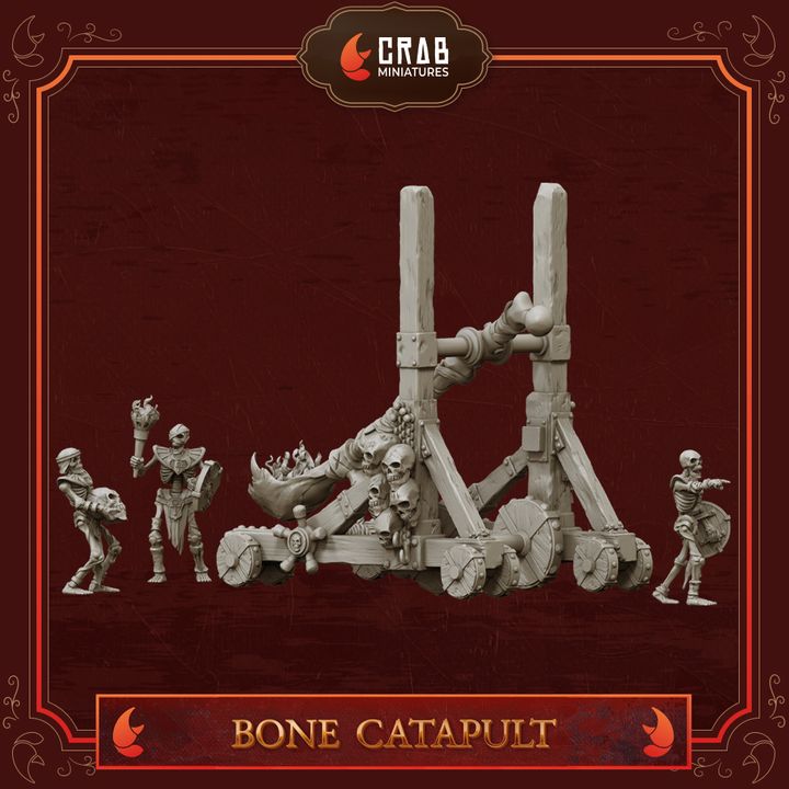 3D Printable Pharaoh's Legacy: Bone Catapult by Crab Miniatures