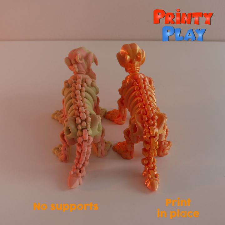 3D Printable Saber-Toothed Tiger skeleton by Nestor Aaron