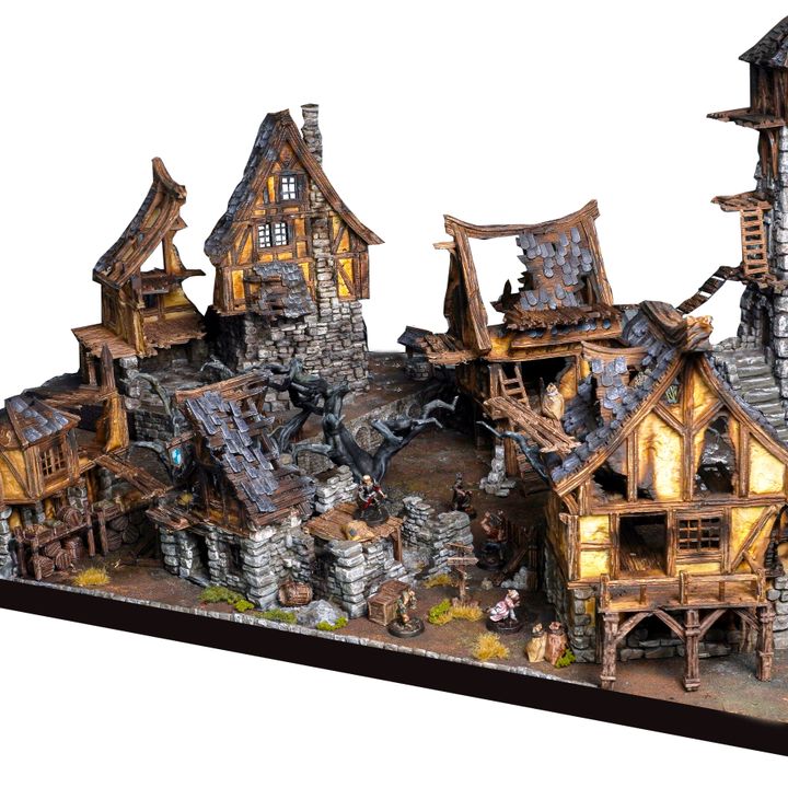 3D Printable The Big Inn by My Dungeon