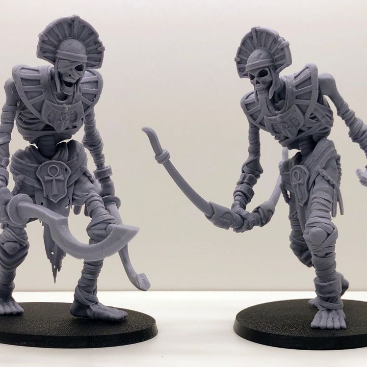 3D Printable Pharaoh's Legacy: The Bone Giant by Crab Miniatures