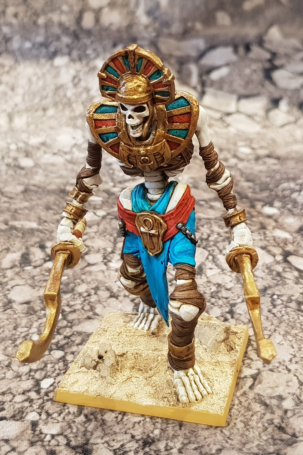 3D Printable Pharaoh's Legacy: The Bone Giant by Crab Miniatures