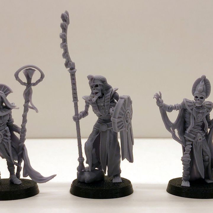 3D Printable Pharaoh's Legacy: Heroes by Crab Miniatures