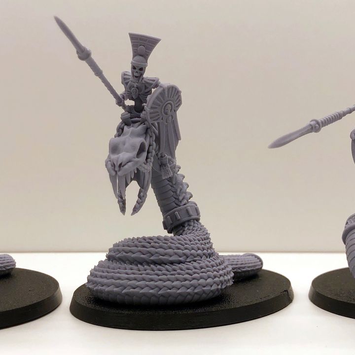 3D Printable Pharaoh's Legacy: Heavy Cavalry by Crab Miniatures