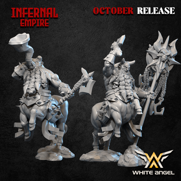 3D Printable INFERNAL CENTAUR - INFERNAL EMPIRE (OCTOBER 2024 RELEASE ...