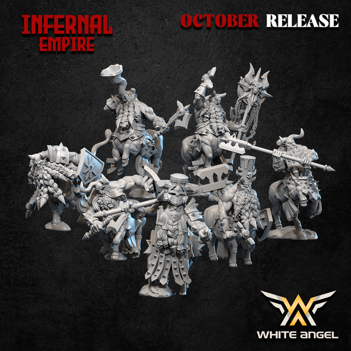 3D Printable INFERNAL CENTAUR - INFERNAL EMPIRE (OCTOBER 2024 RELEASE ...
