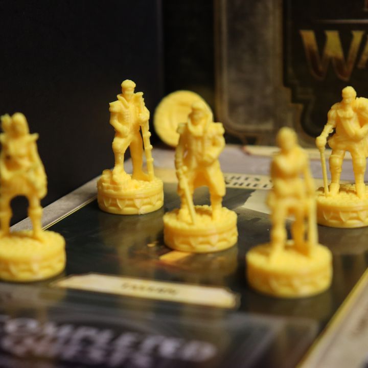 3D Print of Knights of the Shield Agents for Lords Of Waterdeep by ...