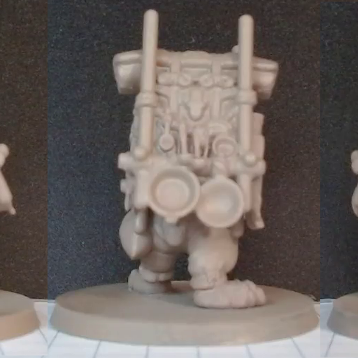 3D Print of Badger Folk Merchant (Pre Supported) by wyattofearp