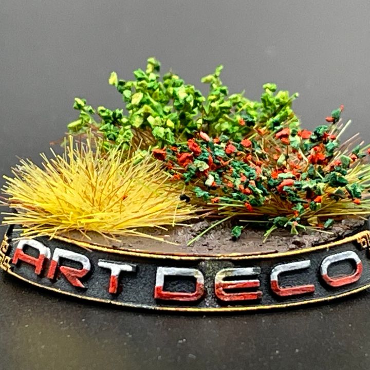 3D Printable Art Deco Name Plate Builder by Tagmybase.com
