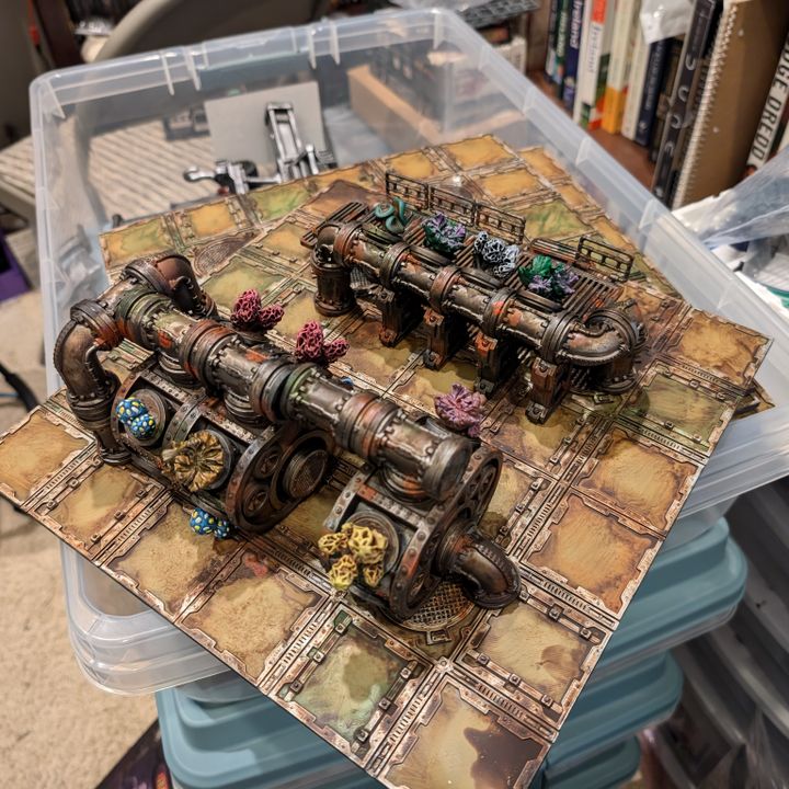 3D Print of Mushroom Pipe Farm by doylema4