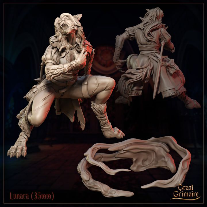 3D Printable Lunara by Great Grimoire