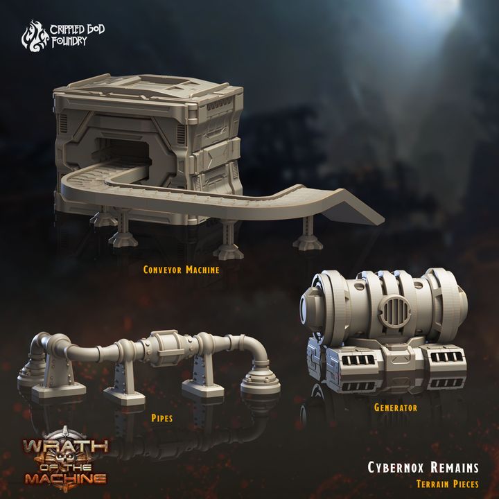 3D Printable Wrath of the Machine ~ October '24 Sci-Fi Budle by ...