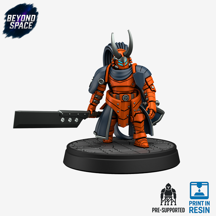 3D Printable Knight-Captain Mikazu by Beyond Space