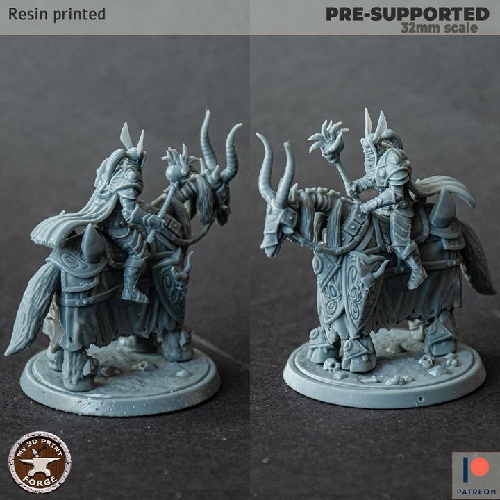 3D Printable Horseman Sir Zelek by My3DPrintForge