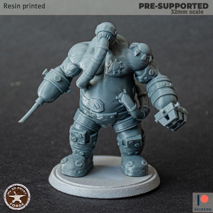 3D Printable Abomination Grobbuls by My3DPrintForge