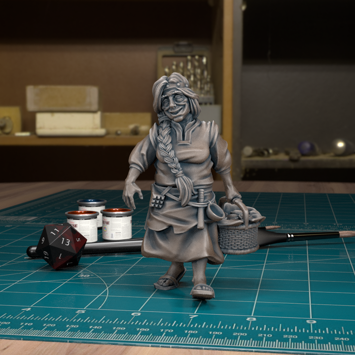 3D Printable Curse of Strahd - Bella Sunbane [Pre-Supported] by ...