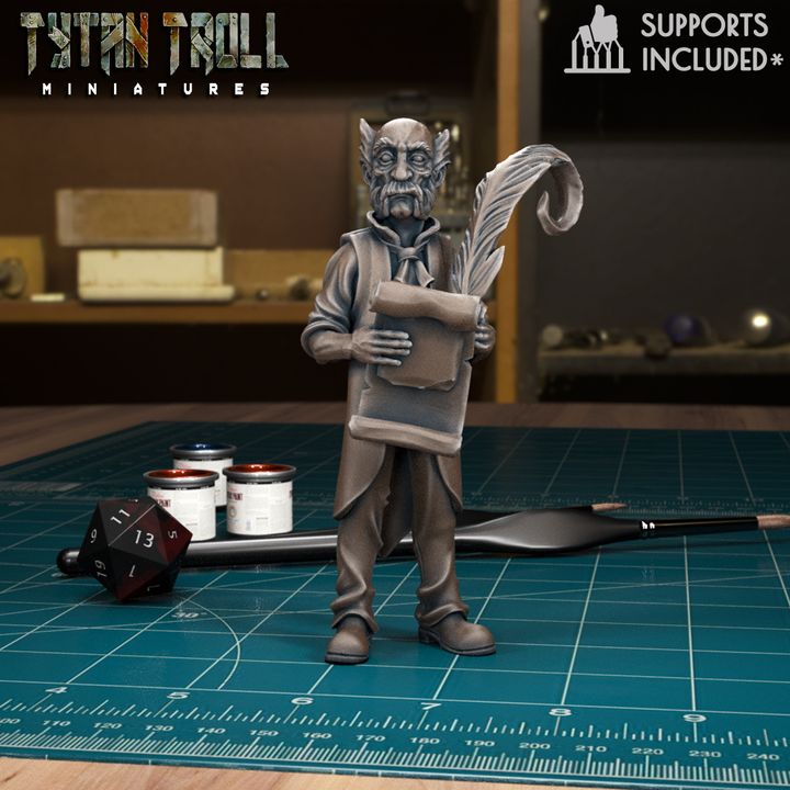 3D Printable Curse of Strahd - Lief Liepsiege [Pre-Supported] by ...