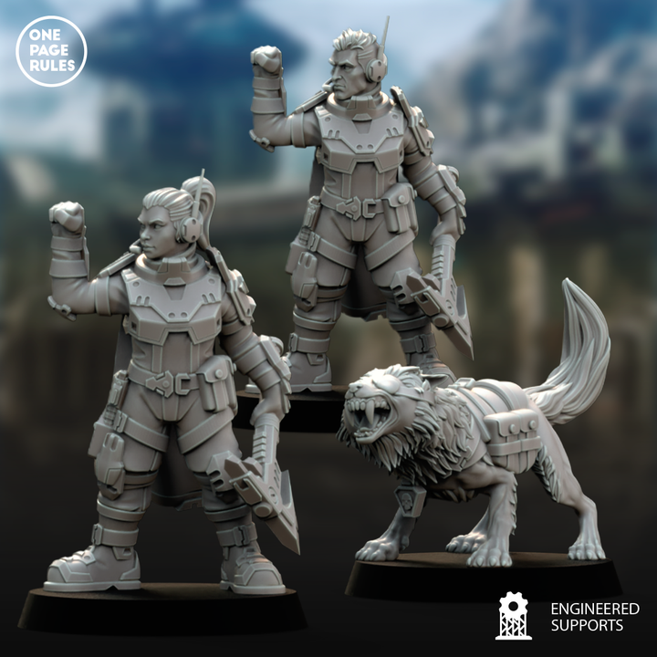 3D Printable Company Leader (Enforcer) - Human Defense Force by One ...