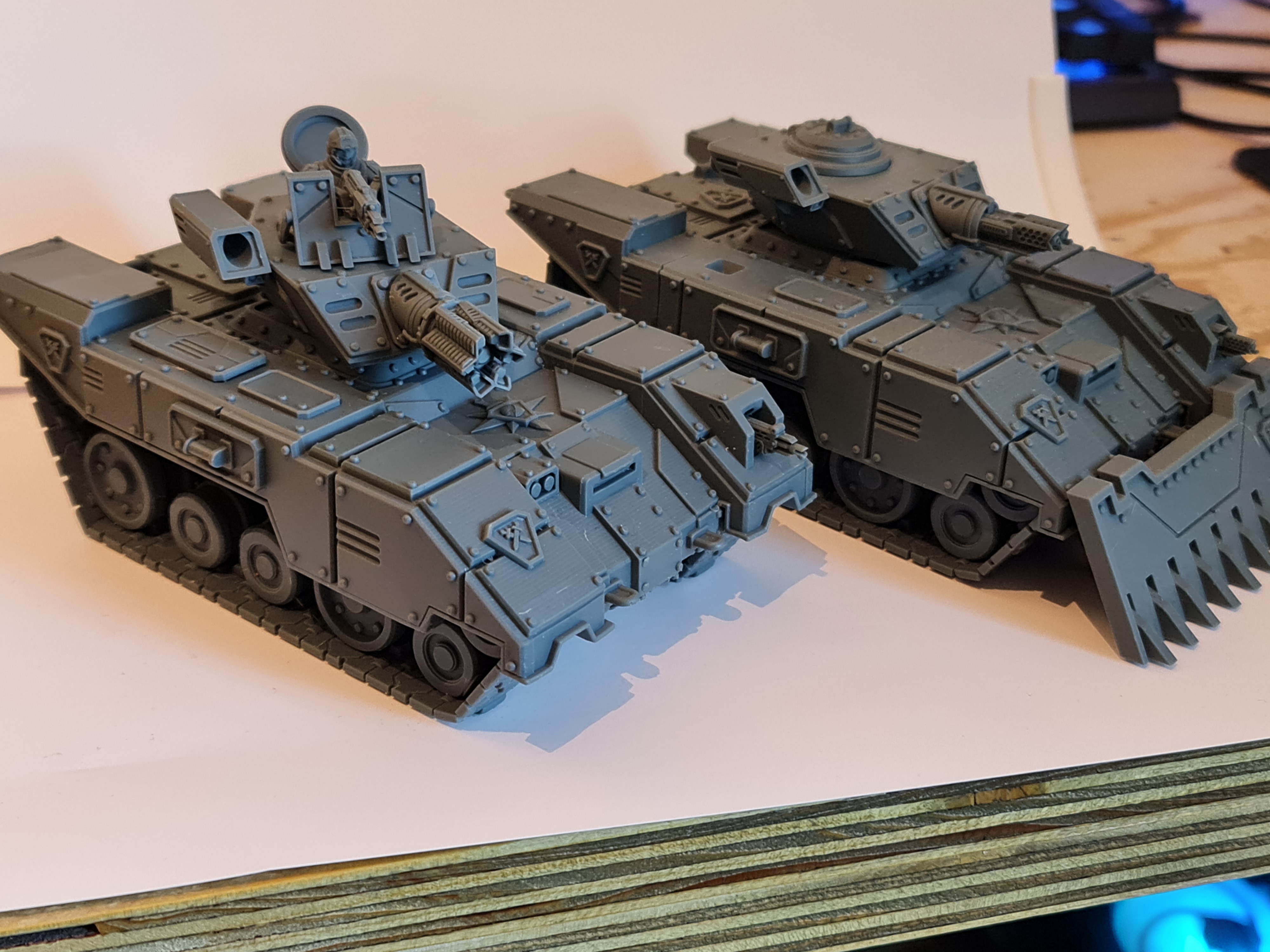3D Printable Light APC - Human Defense Force by One Page Rules