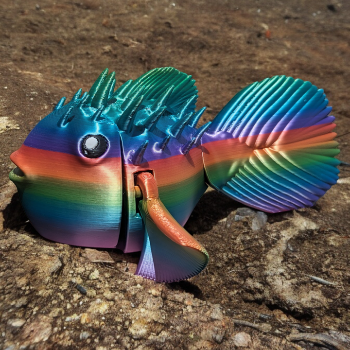 3D Printable ARTICULATED PUFF by MELS 3D LABS