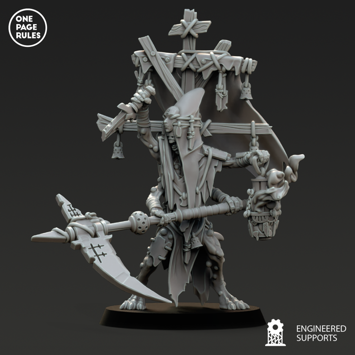 3D Printable Reaper Champion - Shadow Stalkers by One Page Rules